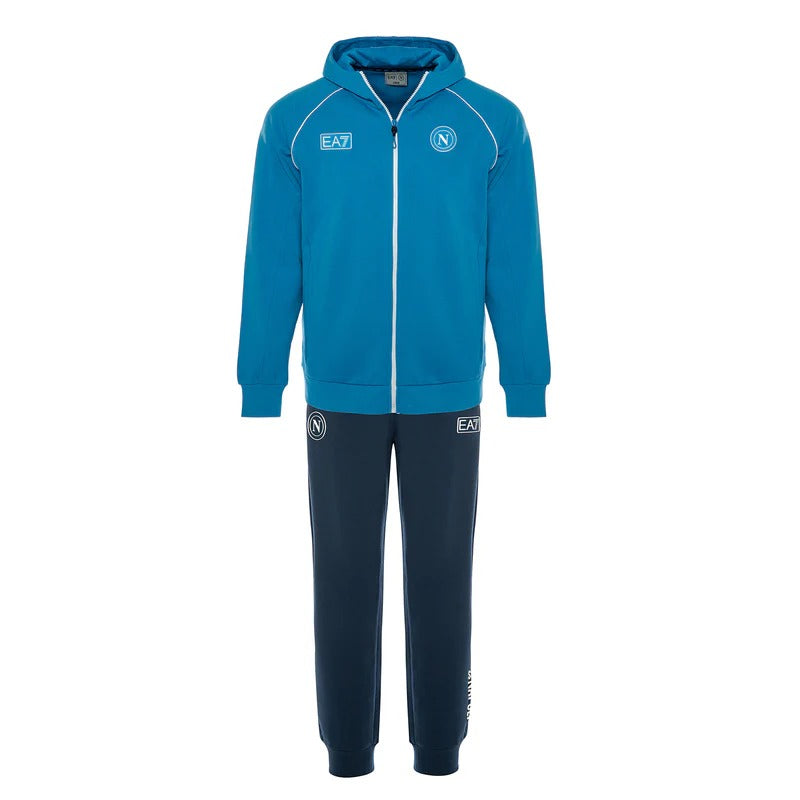 Tuta Felpata Ssc Napoli ea7 azzurra 2025/2026 – Napoli Store