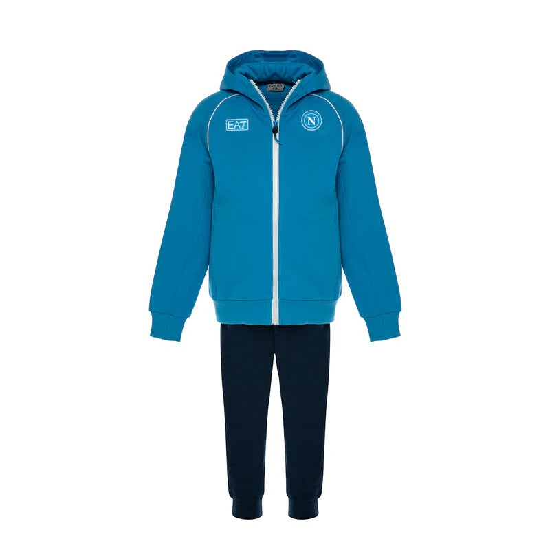 Tuta SSC Napoli Poly Bambino Azzurra EA7 2025/2026 – Napoli Store