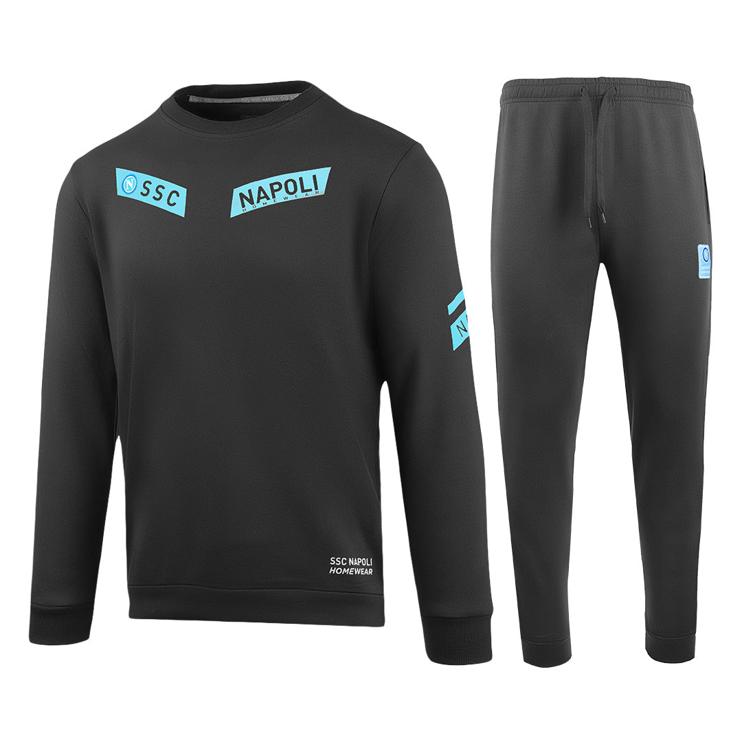 Tuta Girocollo Homewear Nera SSC Napoli – Napoli Store