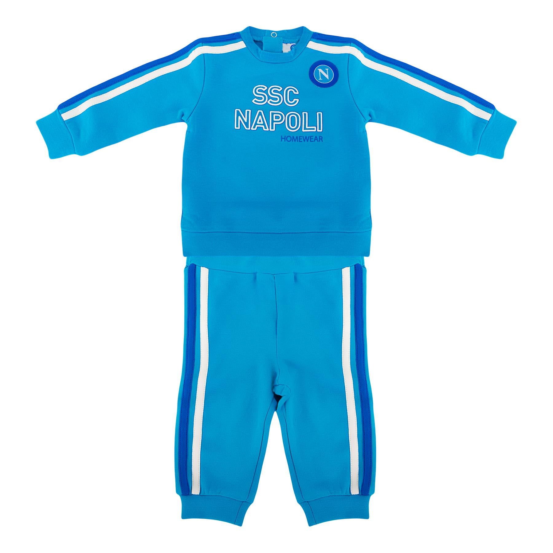 Tuta felpata neonato azzurra SSC Napoli – Napoli Store