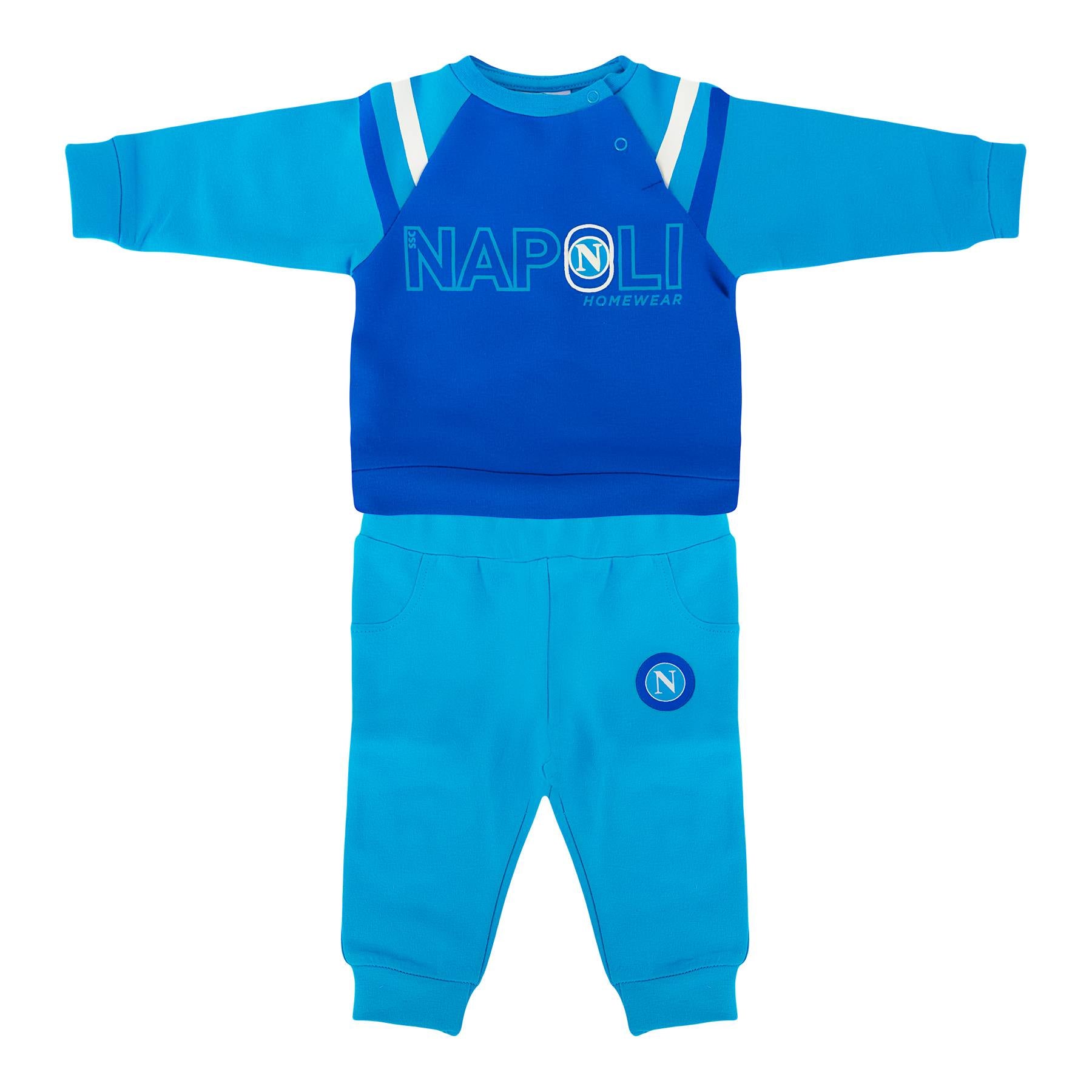 Tuta Felpata Neonato Celeste SSC Napoli – Napoli Store